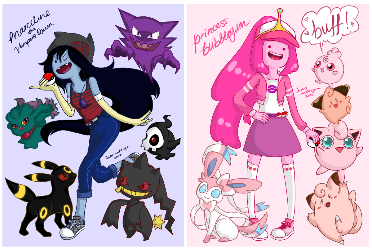 Adventure Time Crossover Pokemon