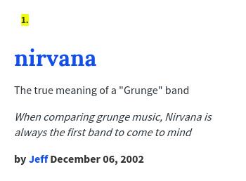 Nirvana Definition