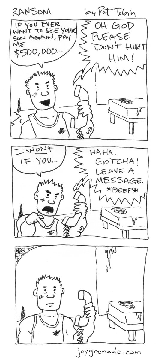 New comic up. "Ransom" | Funny Tweeter