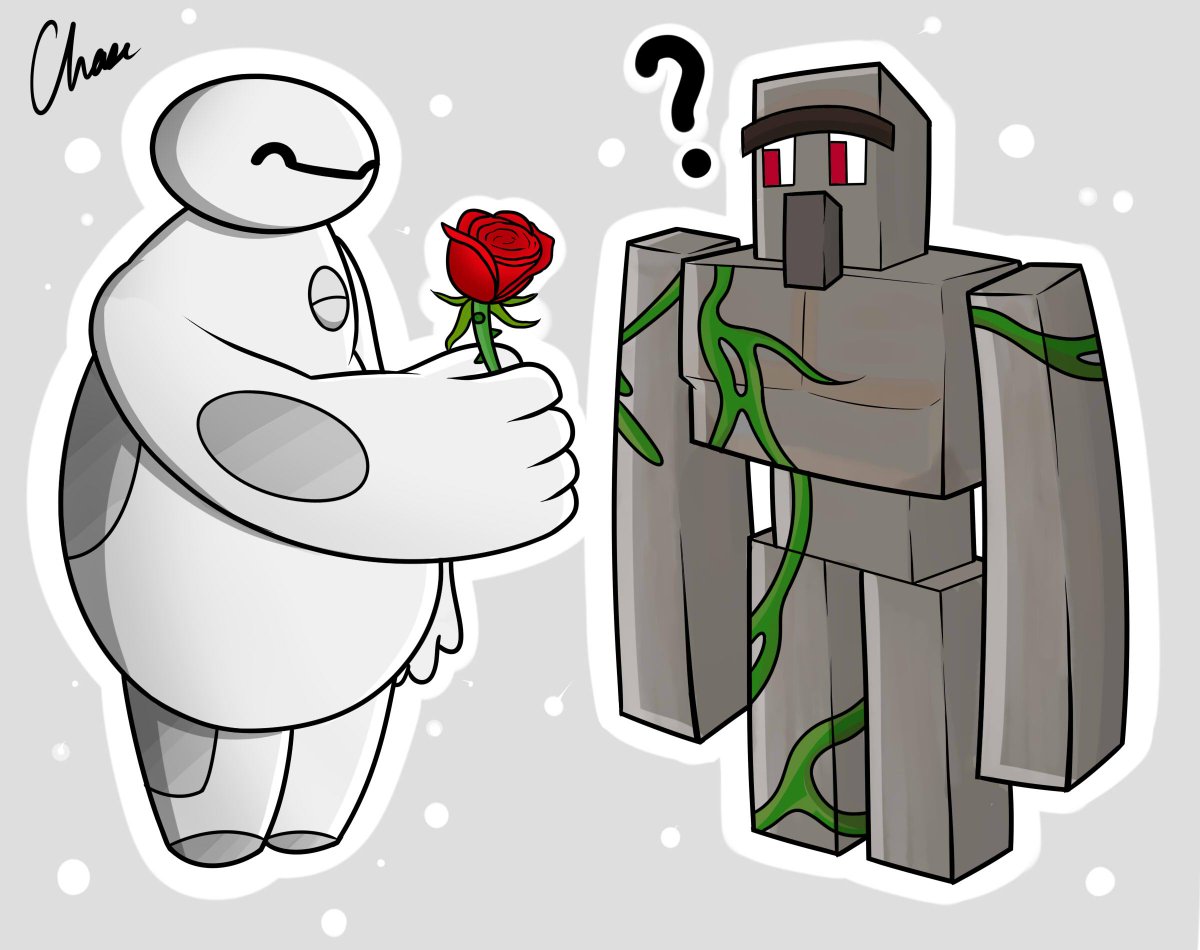 Minecraft Iron Golem Drawing