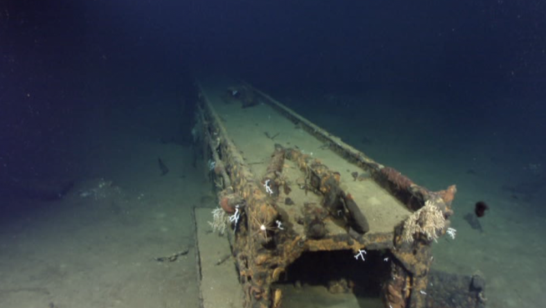 Dive footage: world's largest battleship #musashi wreckage found in ...