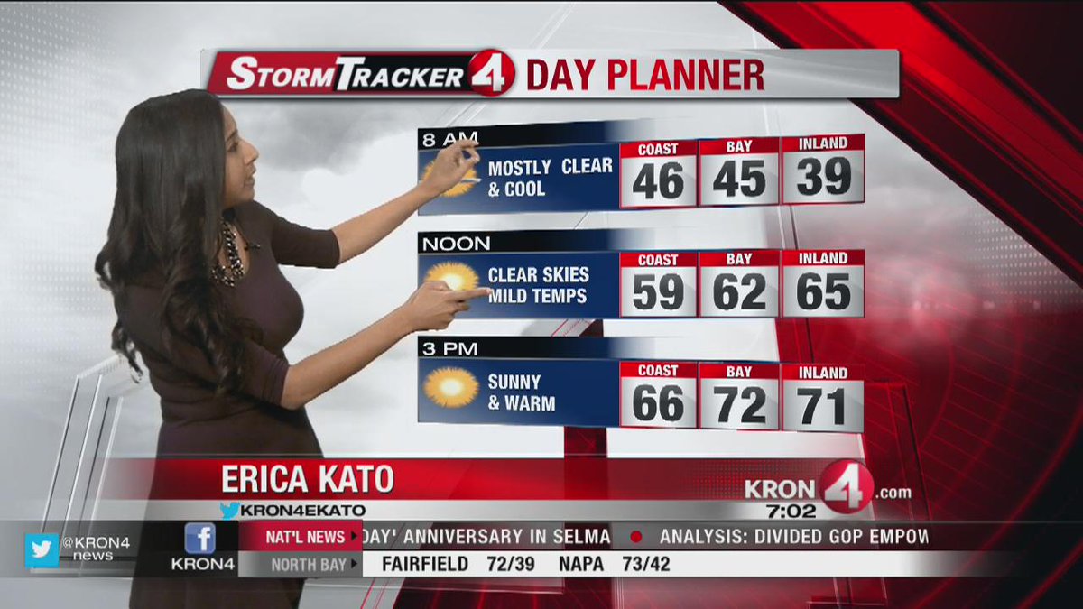 Kron 4's erica kato tells your weekend forecast. watch on your kron 4 ...