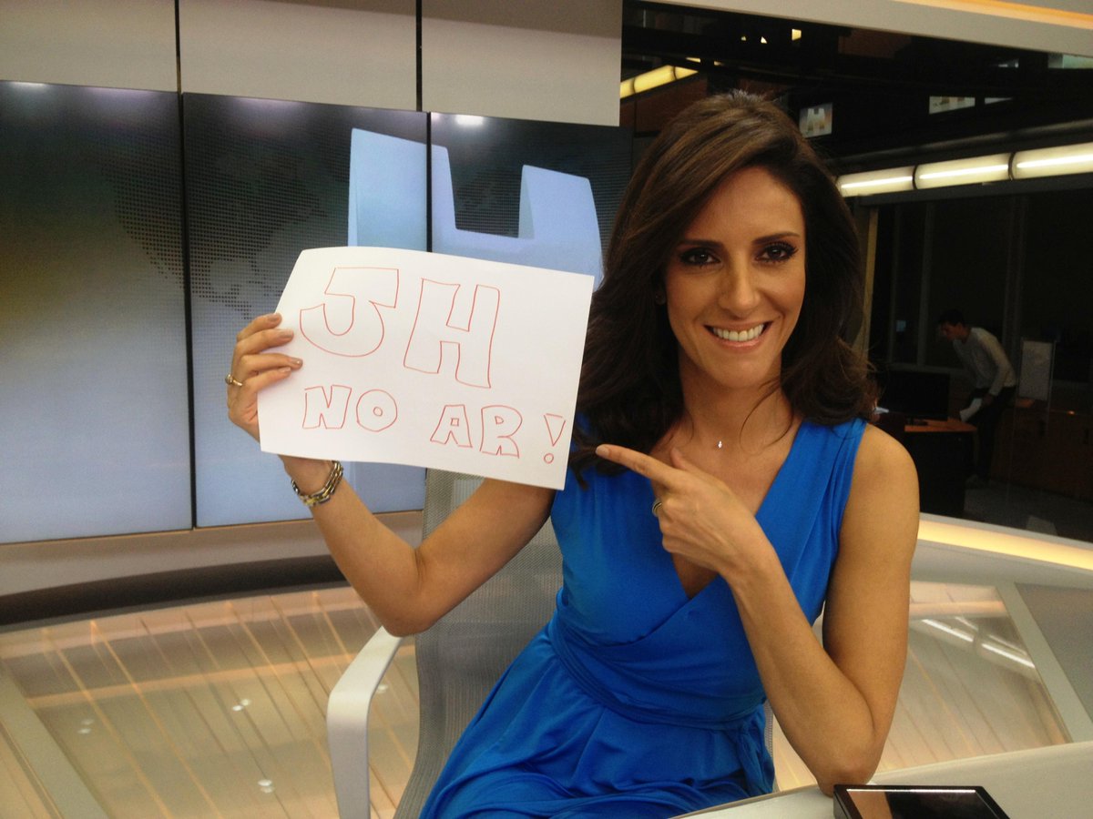 Monalisa Perrone: O #JornalHoje já começou! E hoje quem está na bancada ...