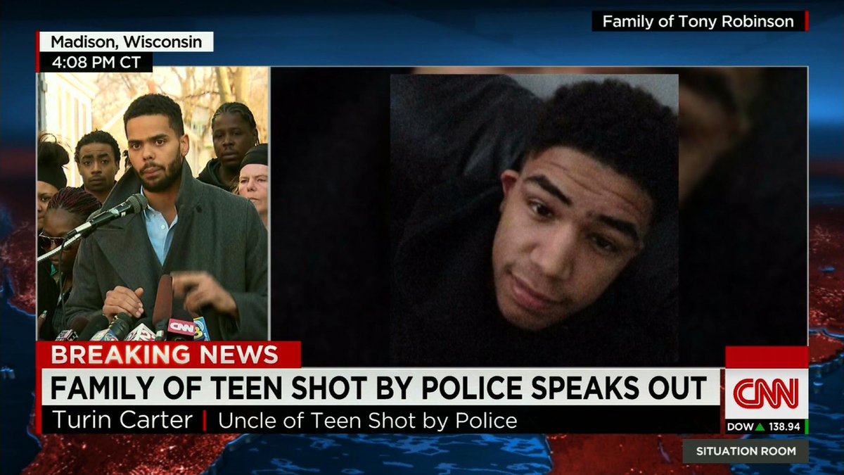 Tony Robinson: Family of Tony Robinson, killed in a confrontation with ...