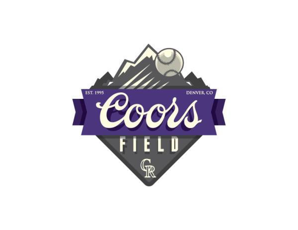 Check out this Coors Field logo! All MLB ballpark logos here - Rockies ...