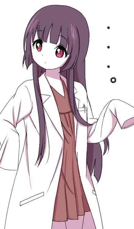 Anime Girl Lab Coat