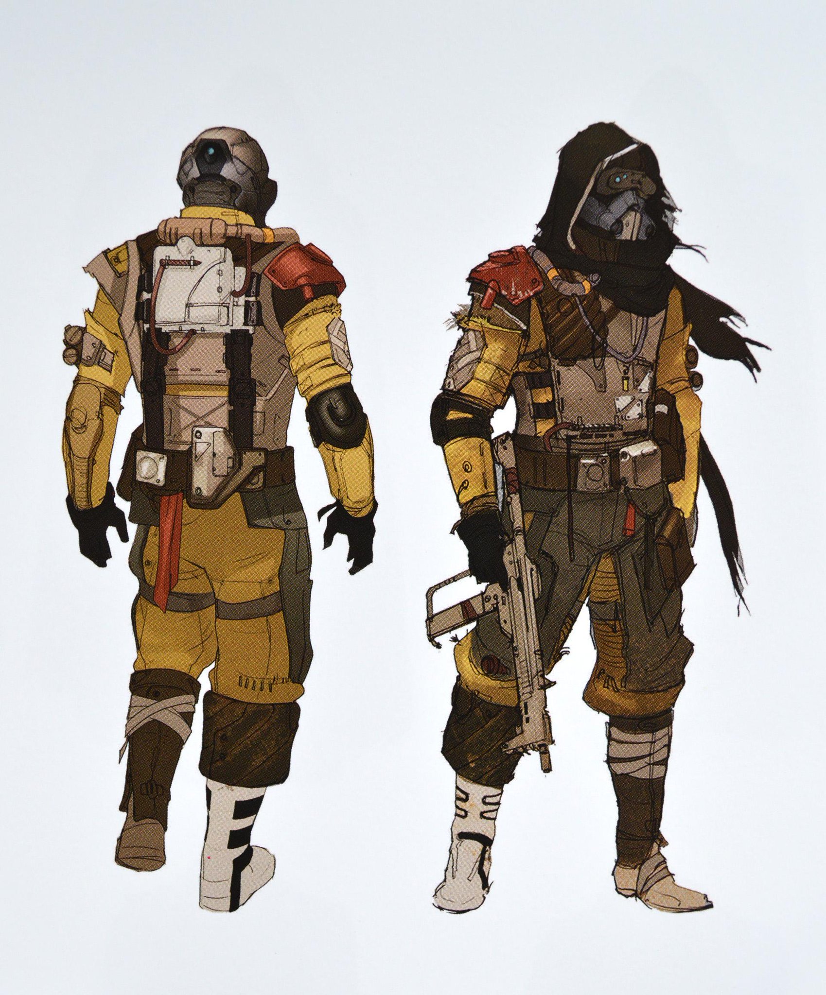Destiny Hunter Concept Art