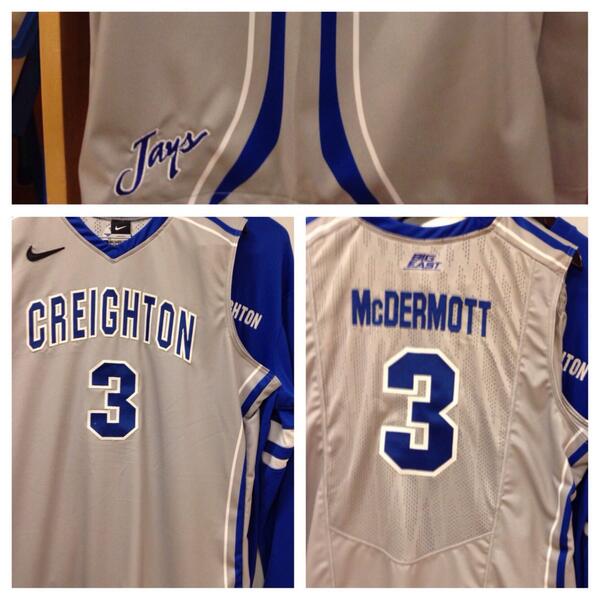 Creighton showing off the new alternates for their upcoming game ...