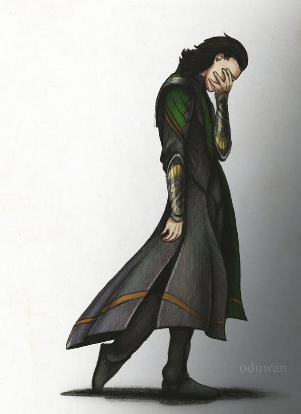 Sad Loki Fanart