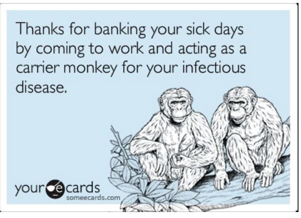 Sick At Work Ecards
