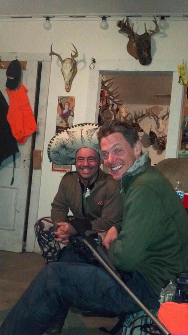 Joe Rogan with Steve Rinella. (Filming new MeatEater episode) : r/JoeRogan