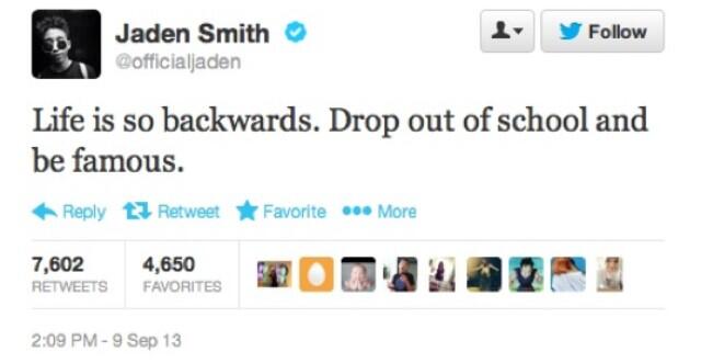 Jaden Smith Tweets