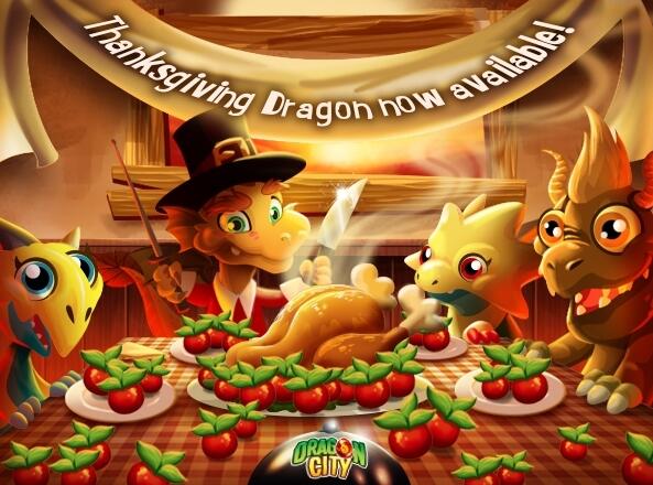 Dragon City Thanksgiving Dragon