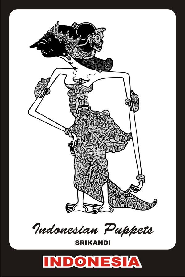 Wayang Srikandi Gambar