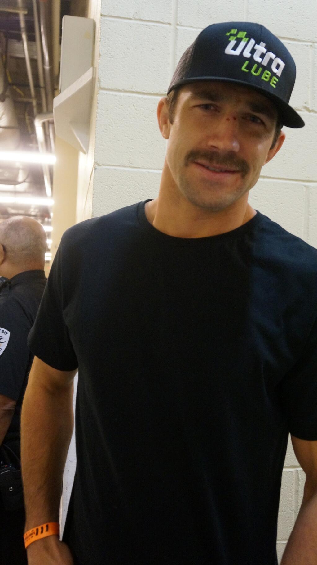 Luke Rockhold looking very thick, solid and tight. Clearly excited for ...