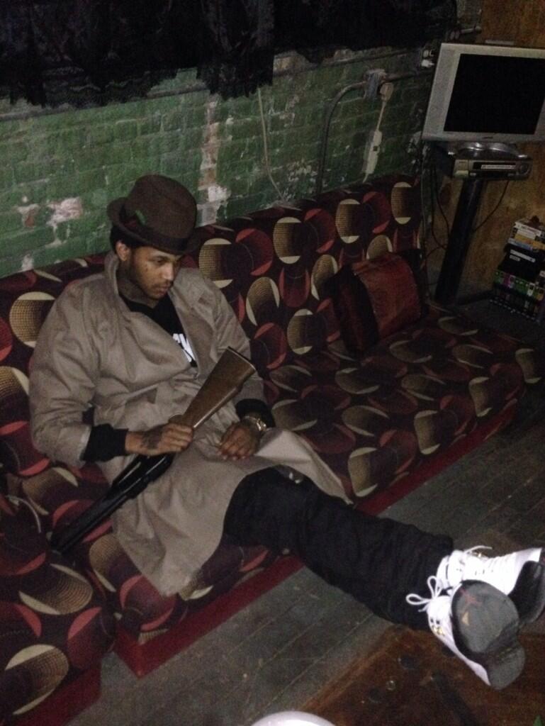 Fredo Santana Holding Gun