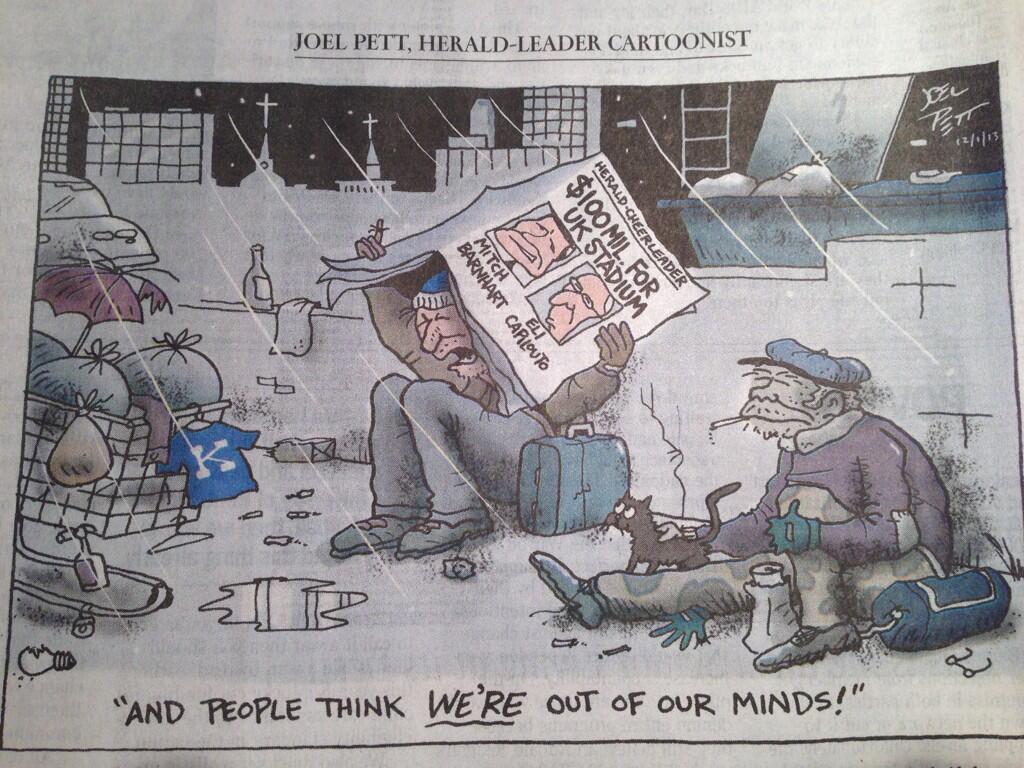 Your favorite guy Joel Pett is at it again