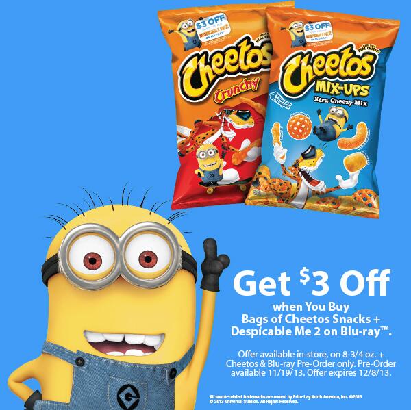 Cheetos Mix Ups Despicable Me 2