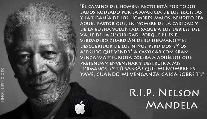 Nelson Mandela Morgan Freeman Rip