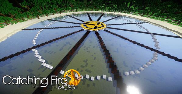 Catching Fire Arena Map Minecraft