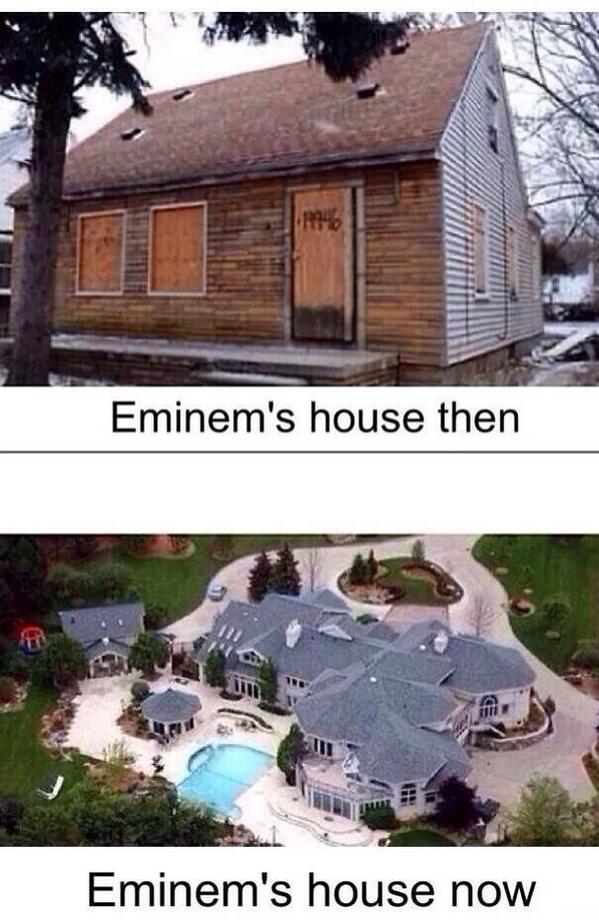 Eminems House Then And Now