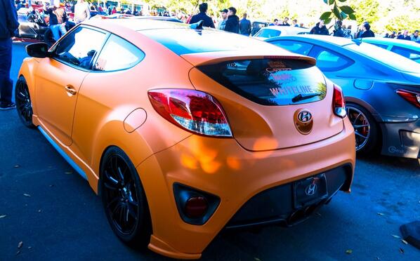 Hyundai Veloster Turbo Orange