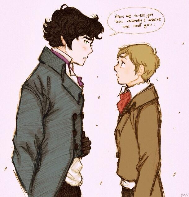 Johnlock Fan Art Johnlockoneshots Stories Wattpad