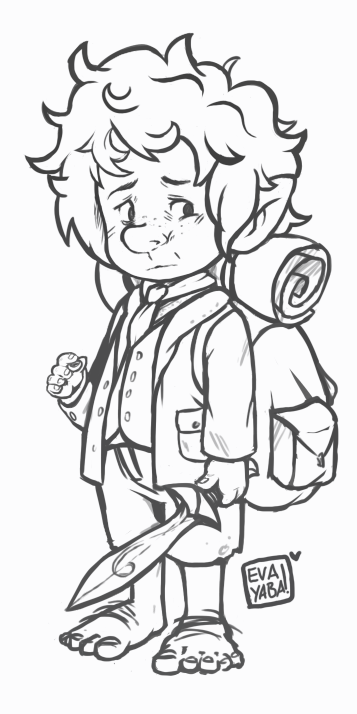 Bilbo Baggins Drawing
