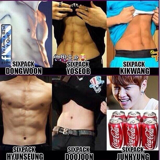 B2st Junhyung Abs