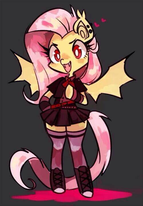 Vampire Fluttershy Human