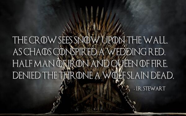 [All Spoilers] A poem for all of those slain in the realm by George R.R ...