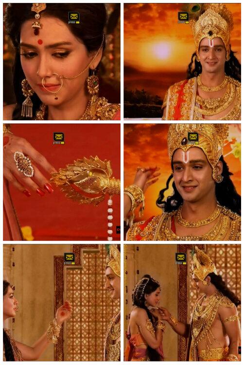 Mahabharat Star Plus Krishna And Rukmini