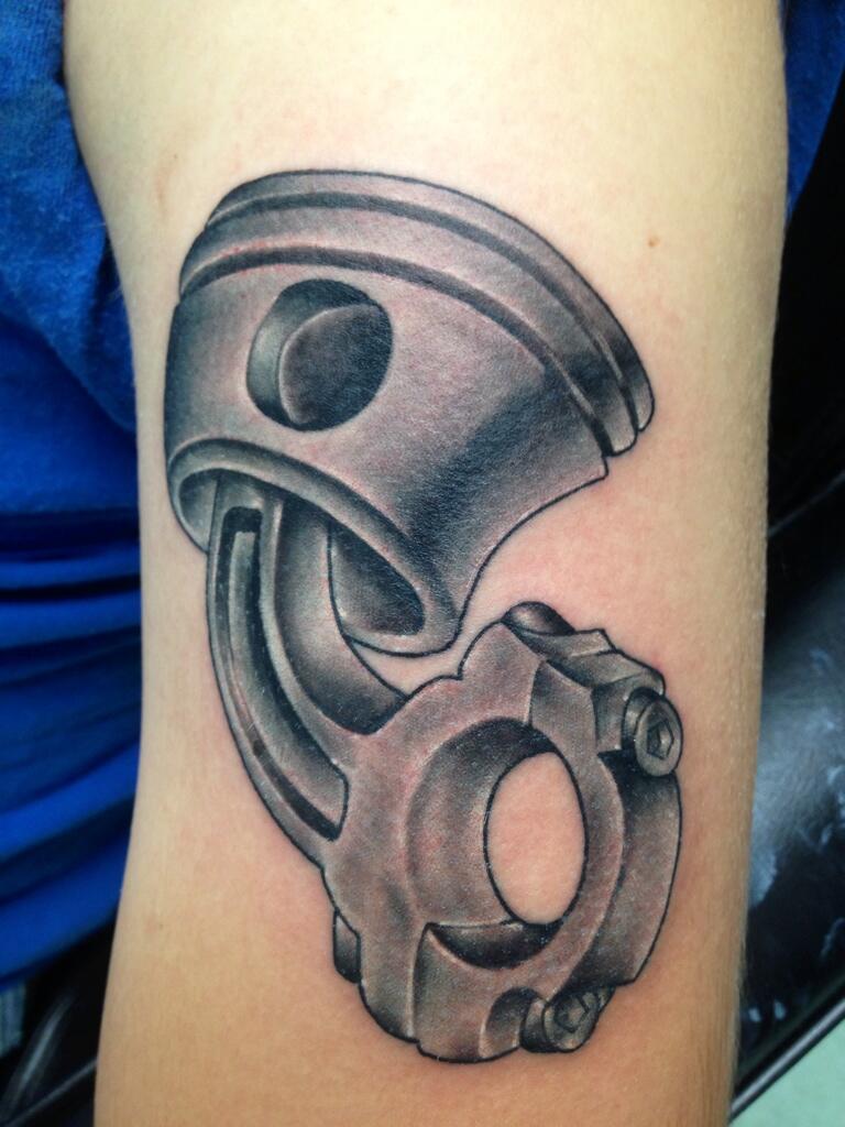 New School Piston Tattoo Designs
