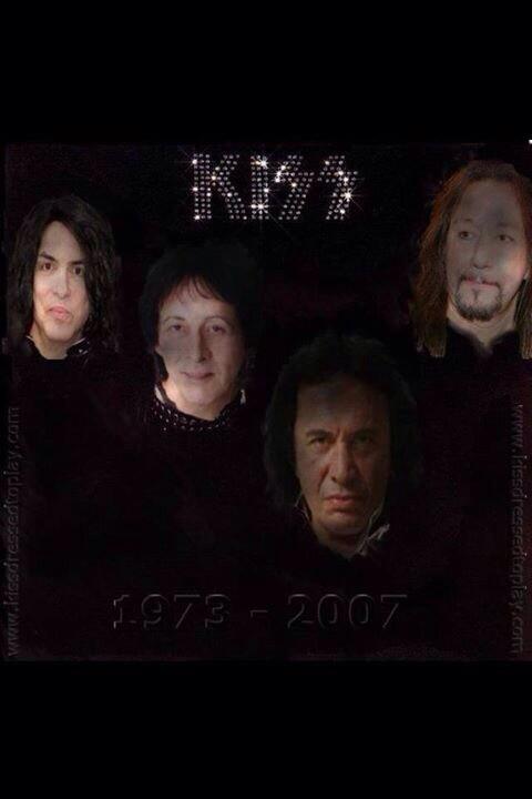 Kiss First Album Cover