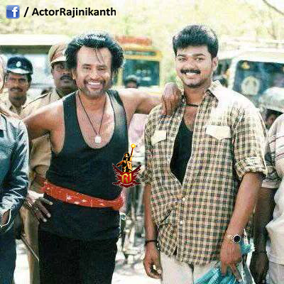 Vijay With Rajini