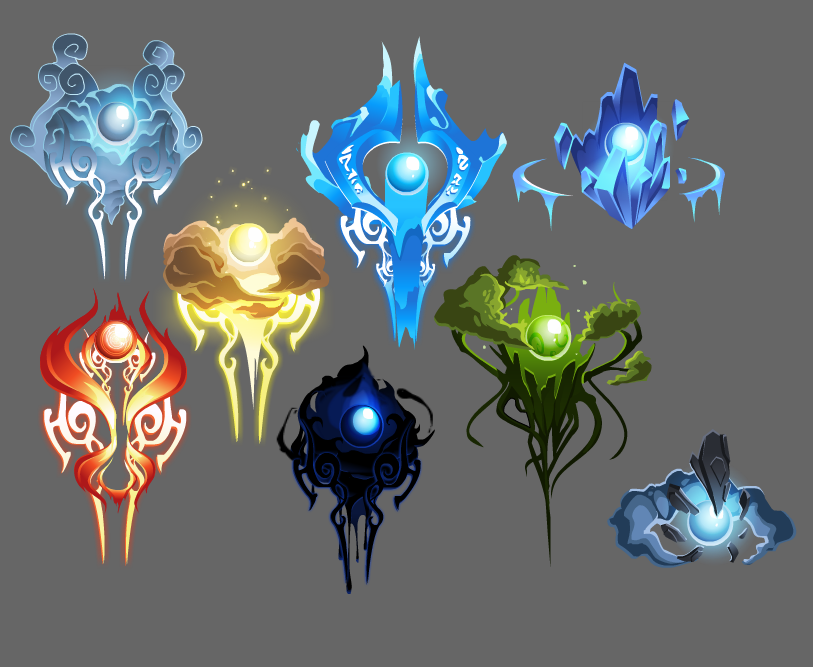 As 8 Orbs Elementais! – AQWCangaceiros