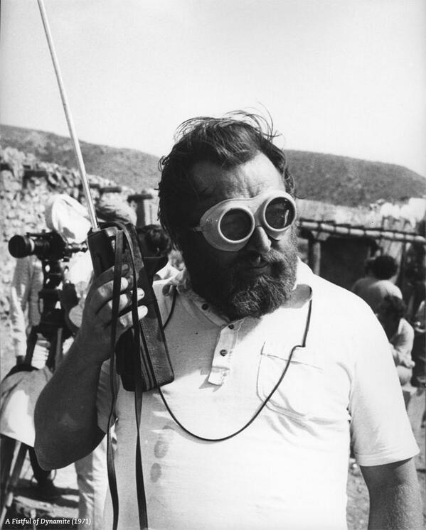 Sergio Leone On Set