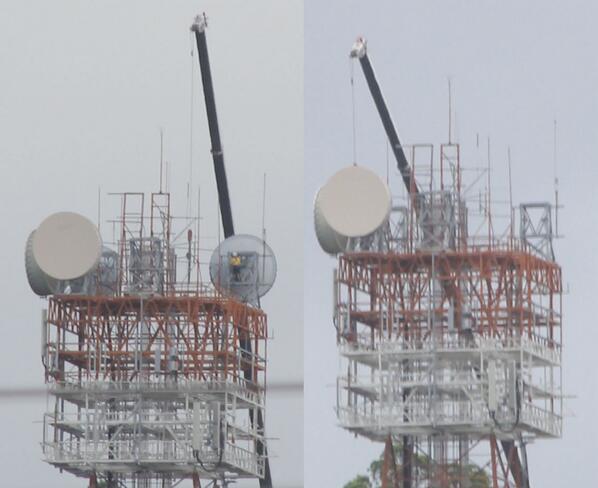 Telstra radio terminal at Mt Gravatt gets dismantled. : r/brisbane