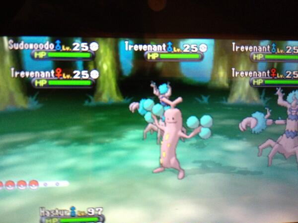 Shiny Trevenant Horde