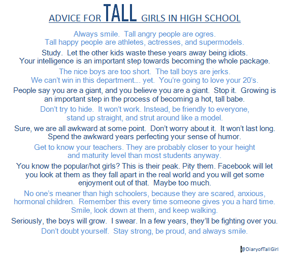 Positive Tall Girl Quotes Inspirational Quotes That Set The Mood