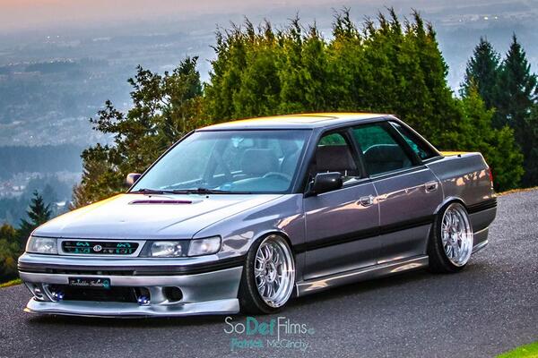 Stanced Subaru Legacy