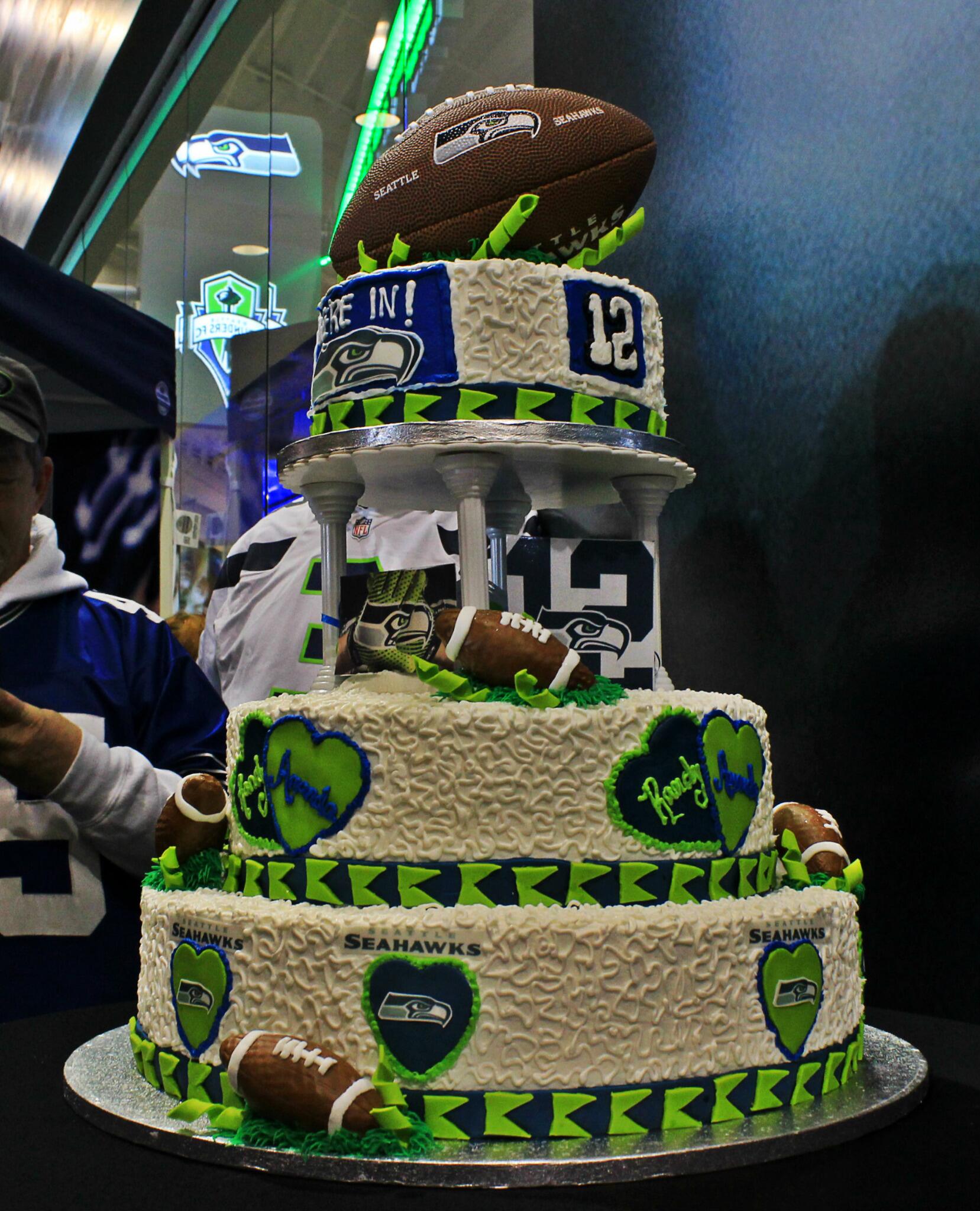 Seahawks Birthday Cake