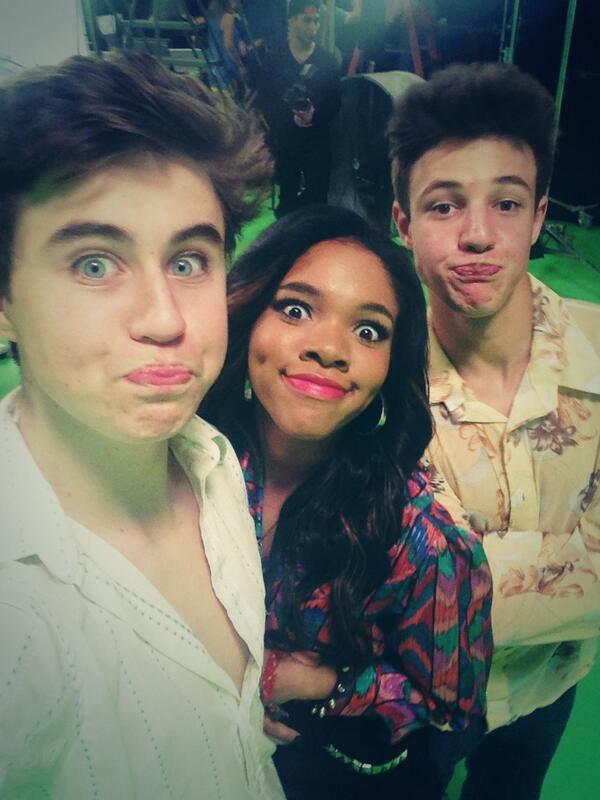 Teala Dunn And Nash Grier Talking 'Expelled' With The Director And