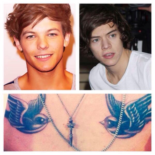 Harry Styles Bird Tattoo Eyebrows