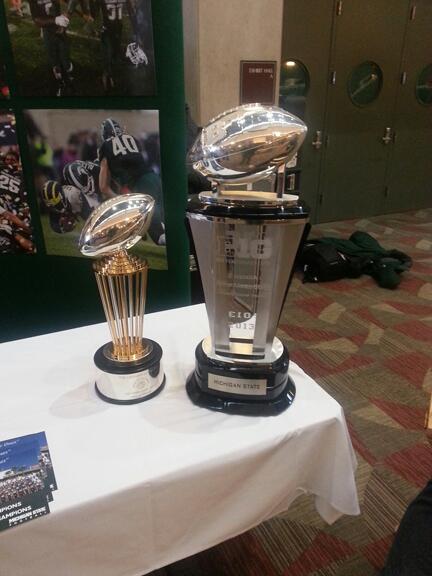 Michigan State Rose Bowl 2022 Trophy