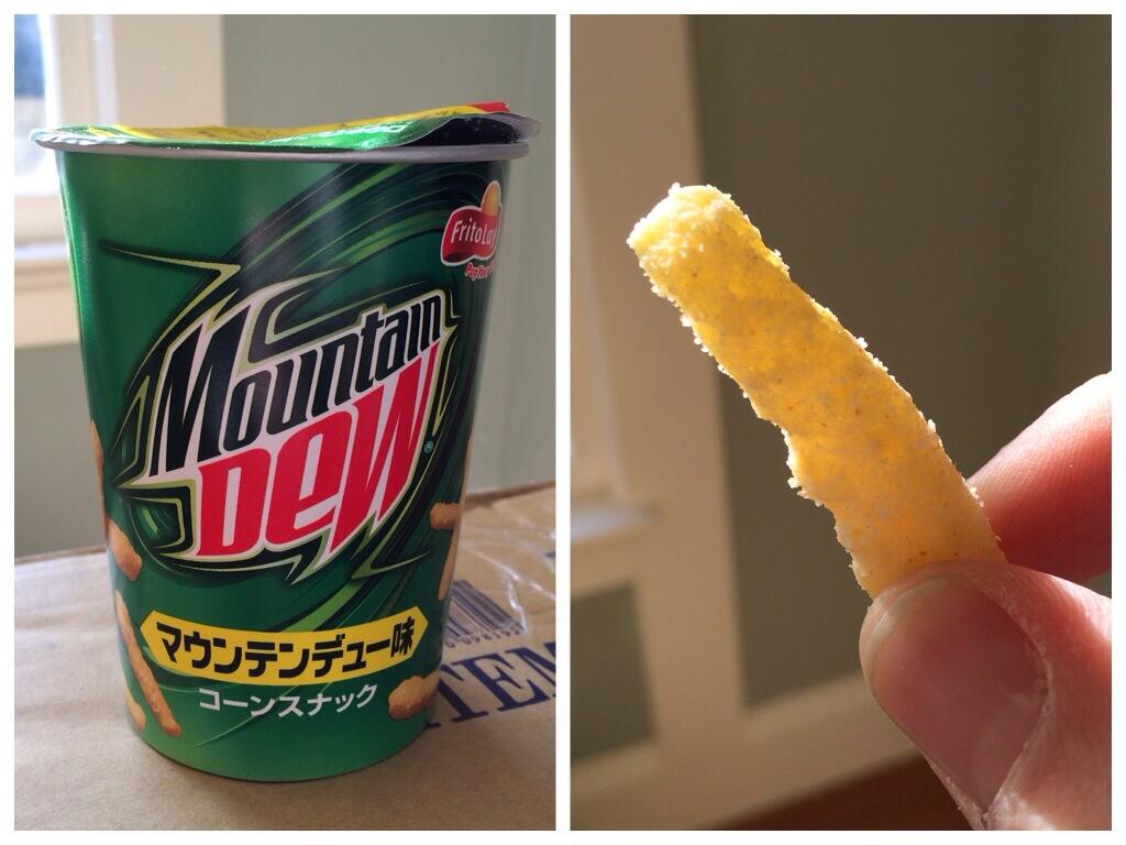 Mountain Dew Flavored Cheetos