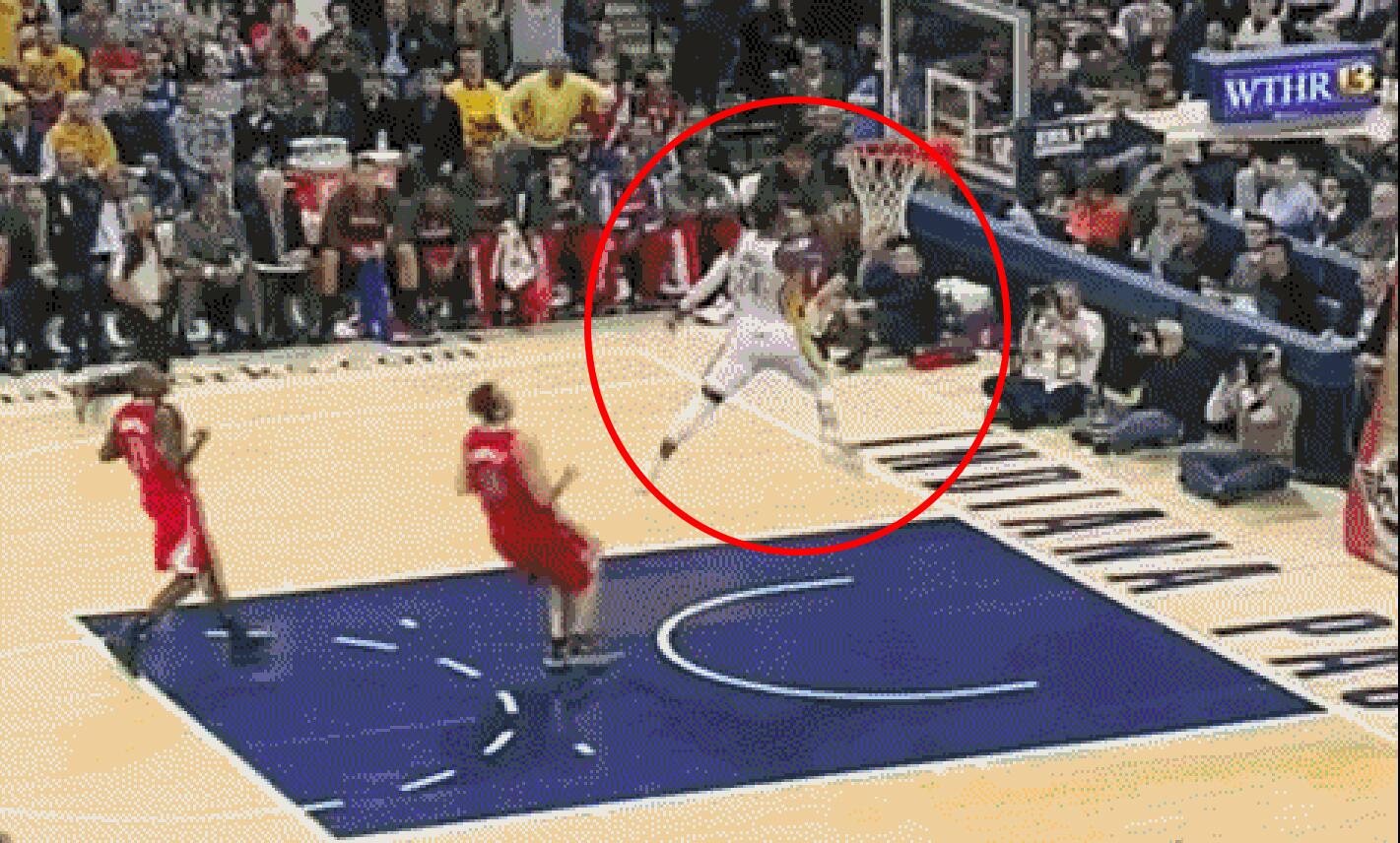 Paul George Dunk Contest Gif