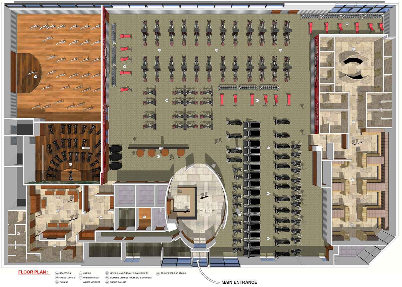 Home Gym Floor Plans Stay Active And In Shape With These Home Gym