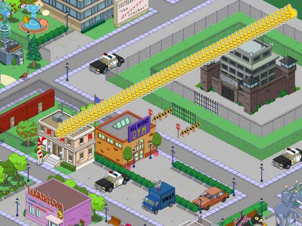 Krustyland Tapped Out Layout