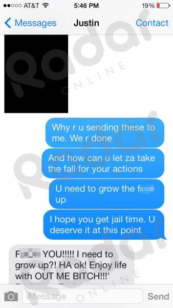 Justin Bieber Selena Gomez Text Messages